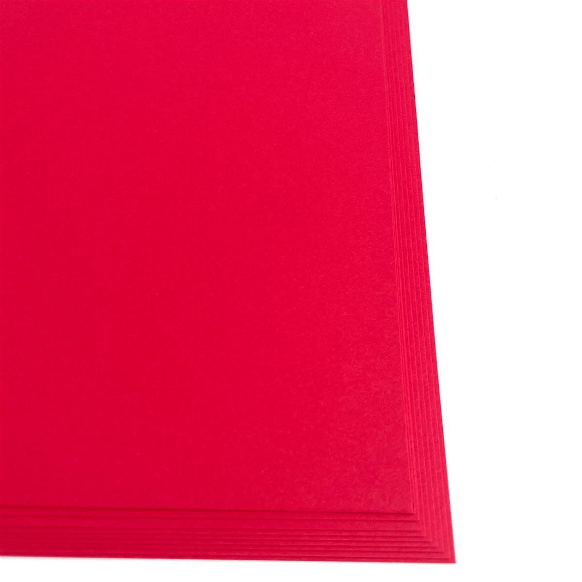 A4 Red Card 300gsm 10 sheet pack | HobbyMaker