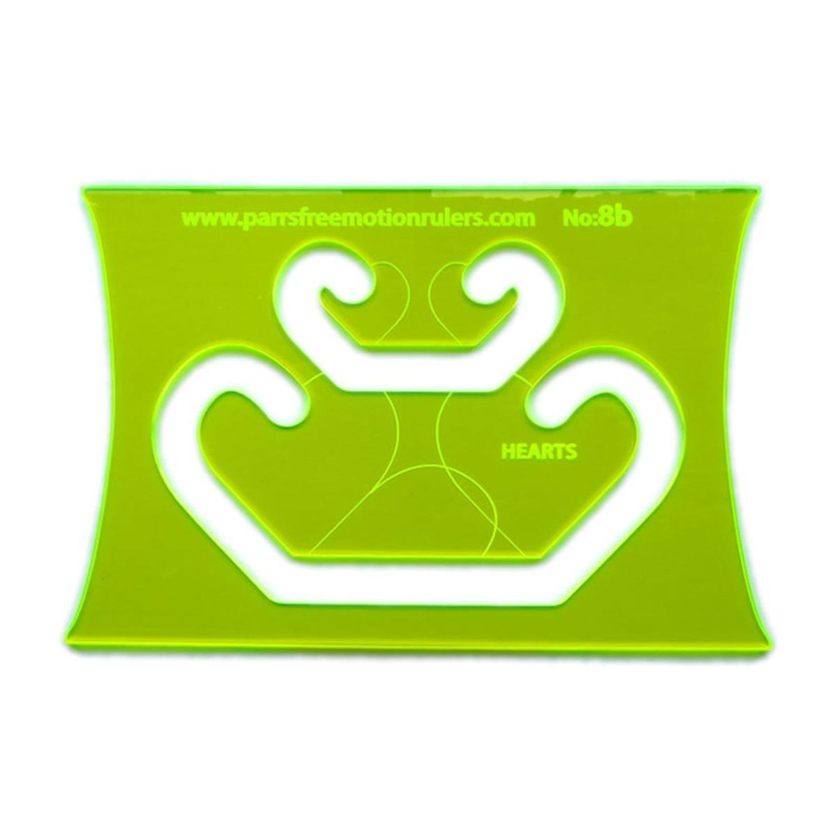 Parrs Free Motion Ruler 8b Heart Ruler | SewingStreet
