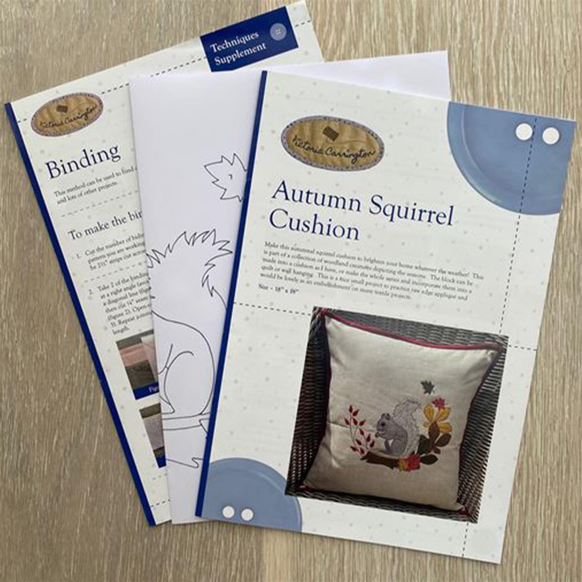 Victoria Carrington's Squirrel Applique Cushion Instructions | SewingStreet