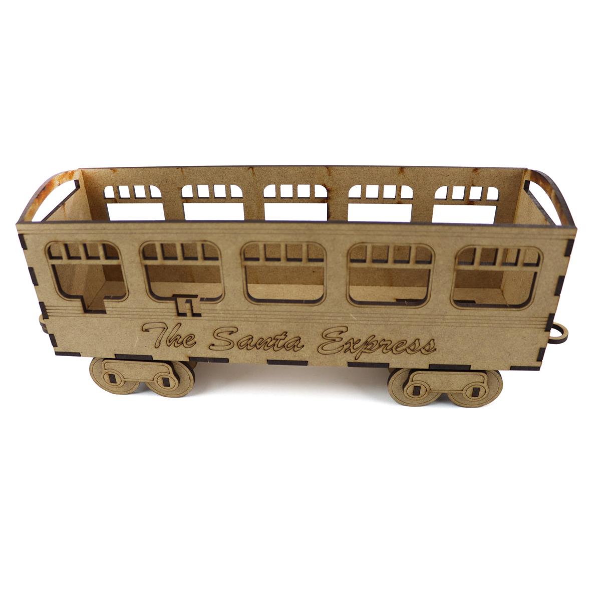 MDF Extra Train Carriage - 30 x 11 x 8cm | HobbyMaker