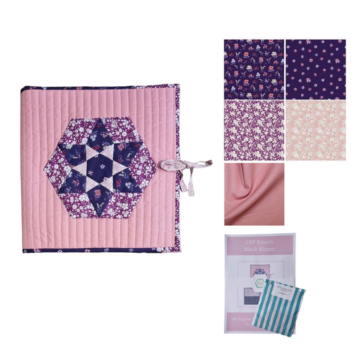 Jenny Jackson's Liberty Flower Show Block Keeper Kit: Pattern,Paper ...