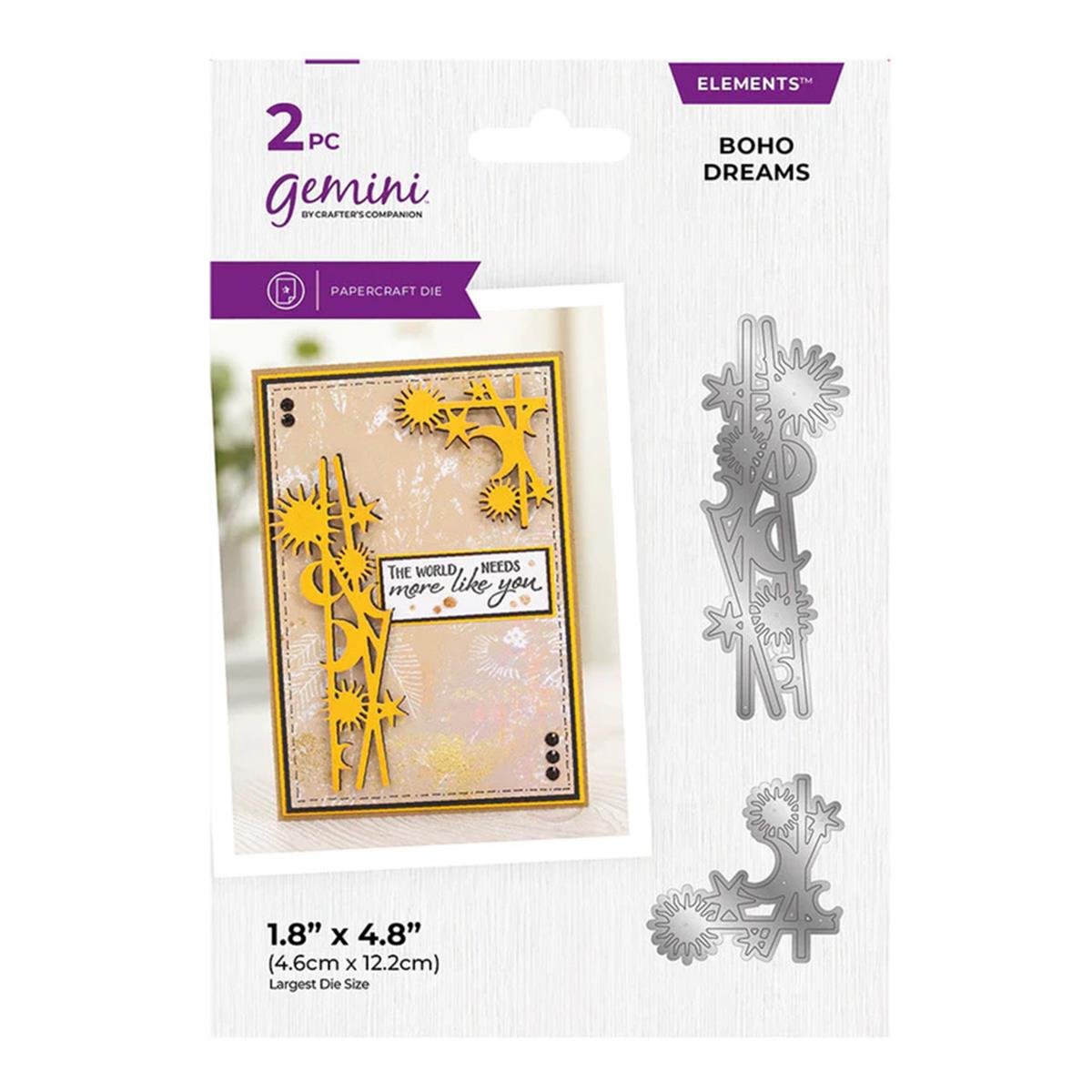 Gemini Scattered Corners & Borders Die - Boho Dreams | HobbyMaker