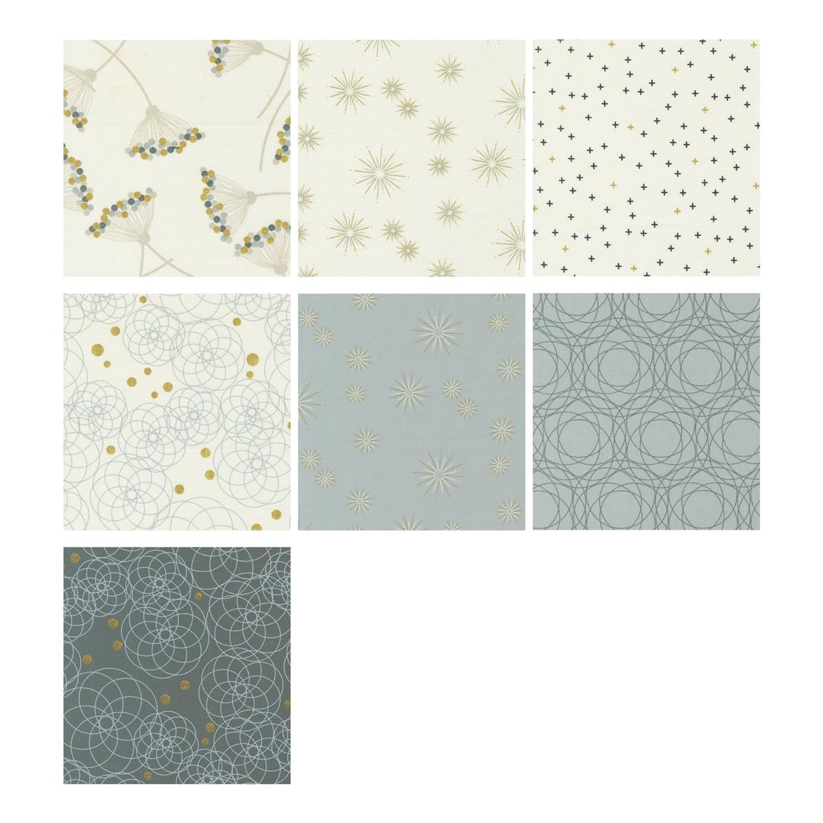 Moda Zen Chic Shimmer Fabric Bundle (3.5m) | SewingStreet