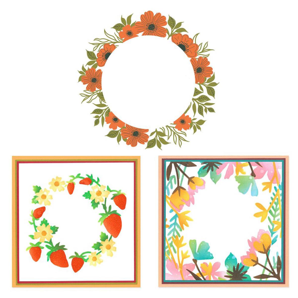 Sizzix Spring Stencils & Stamp Collection Bundle | HobbyMaker