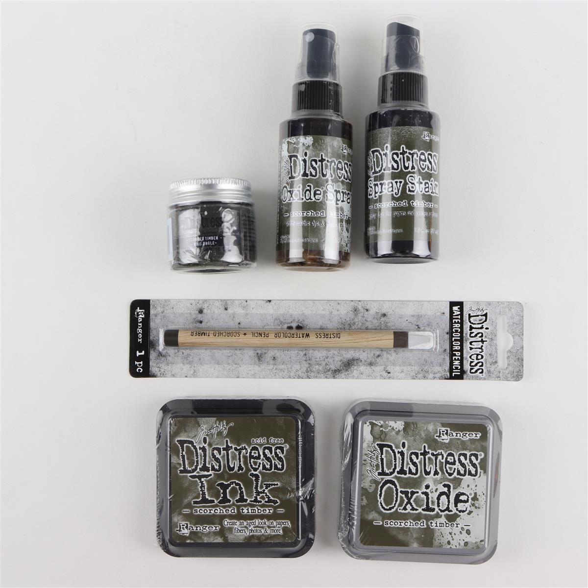 Tim Holtz New Distress Colour Bundle #2 - Scorched Timber | HobbyMaker