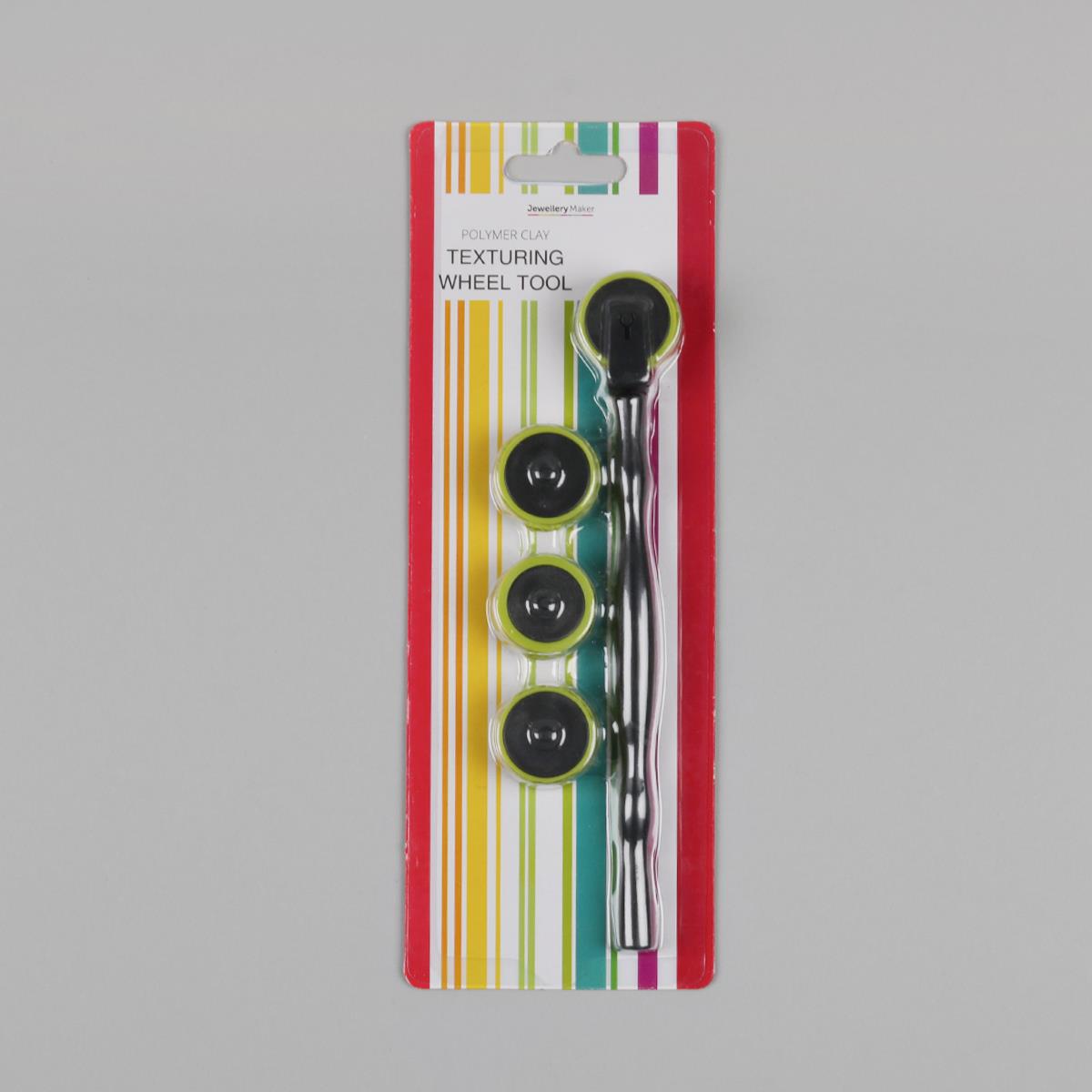 Polymer Clay Texturing Wheel Tool 4pk | JewelleryMaker