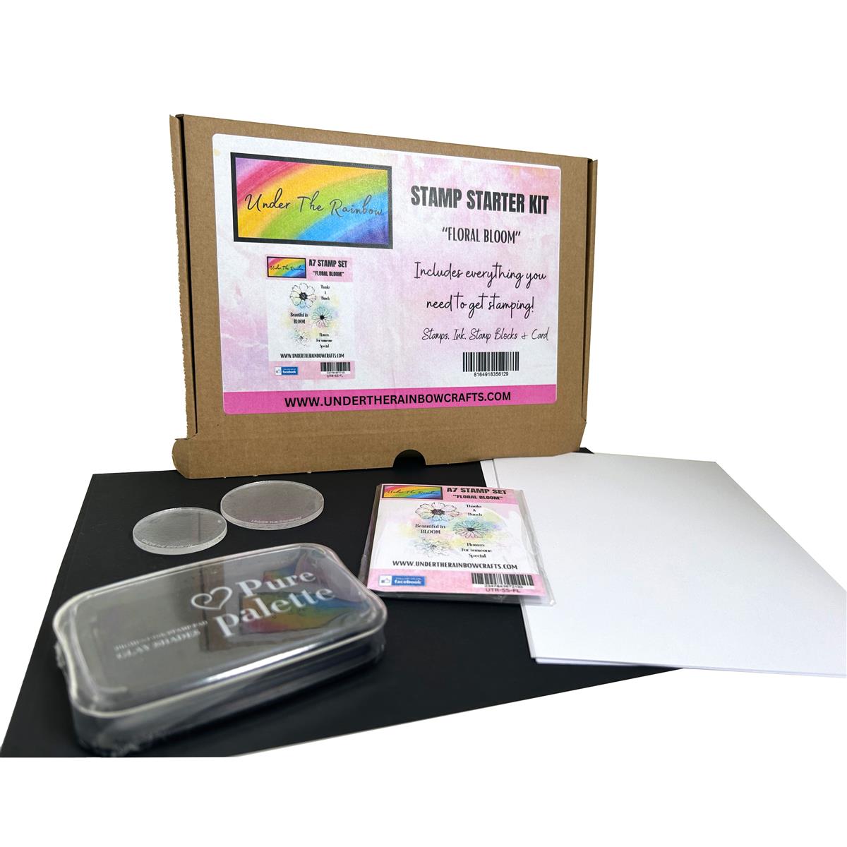 Under The Rainbow Stamp Kit - Floral Bloom | HobbyMaker