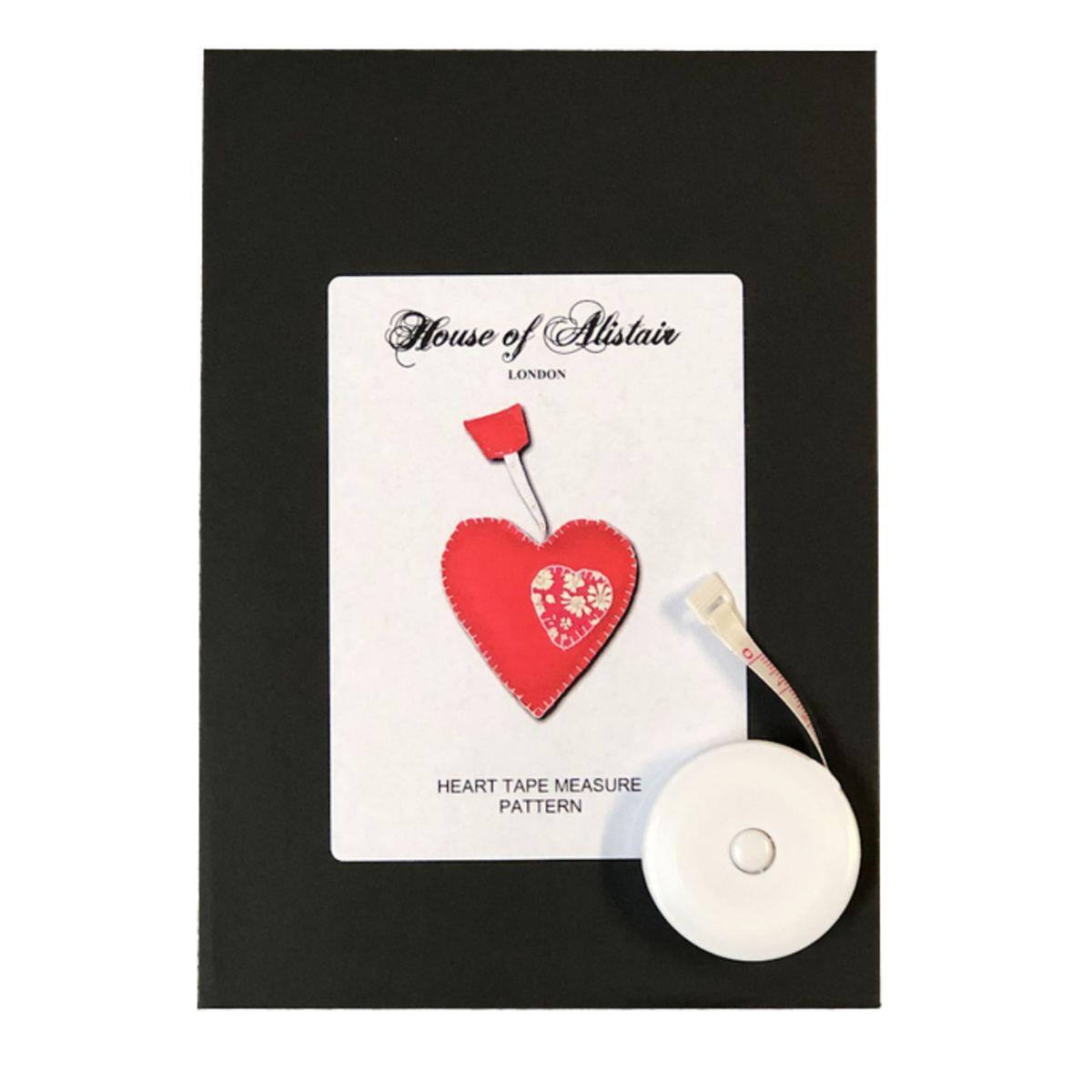 House of Alistair Character Tape Measure Pattern - Heart | SewingStreet