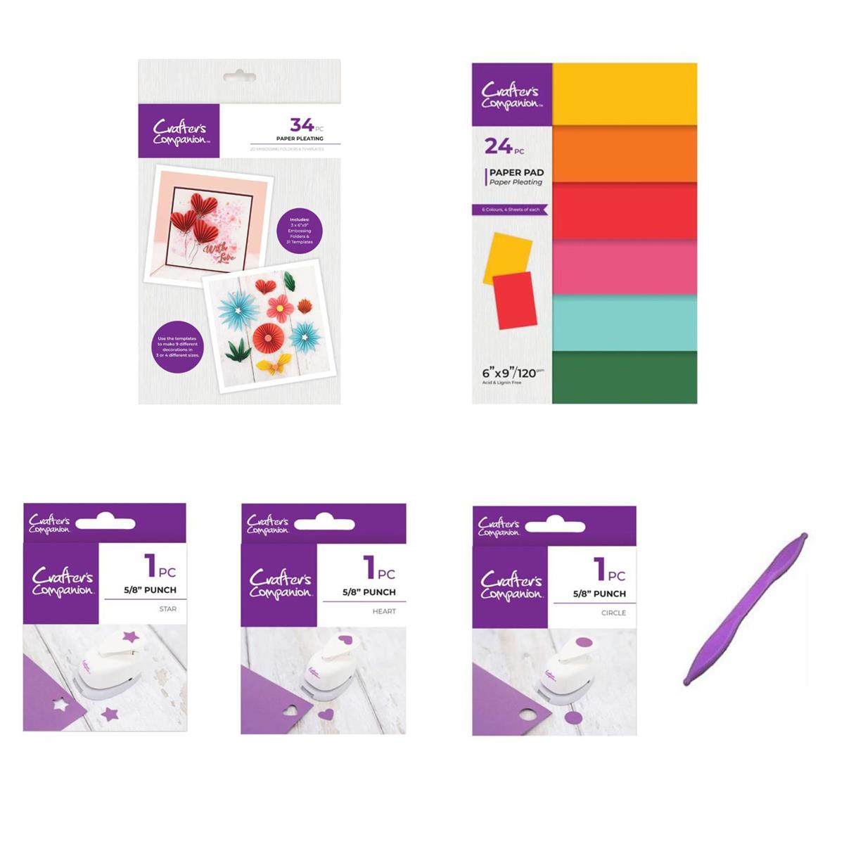 Crafter's Companion Paper Pleating Collection | HobbyMaker