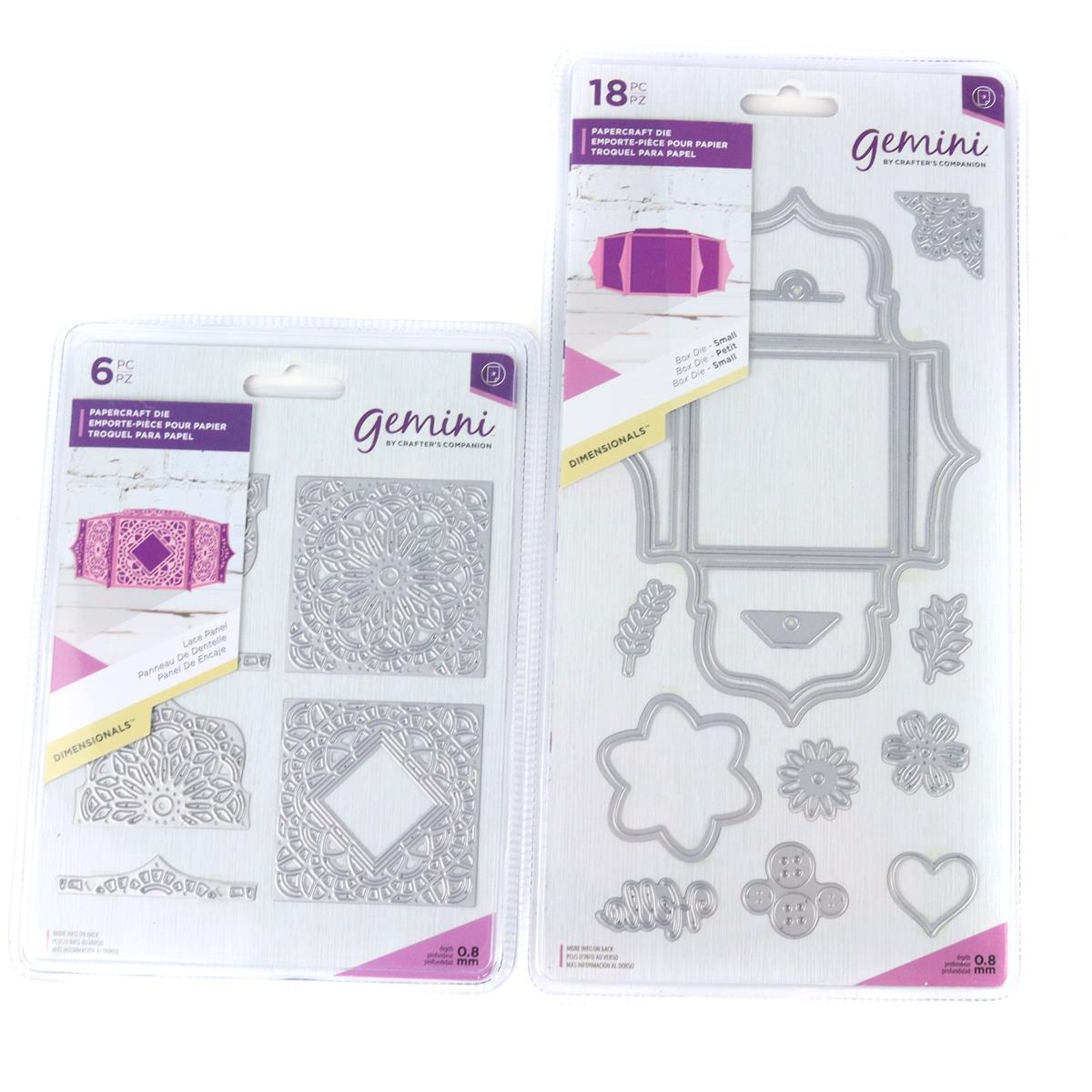 Gemini Small Treasure Box 24PC Die Collection | HobbyMaker