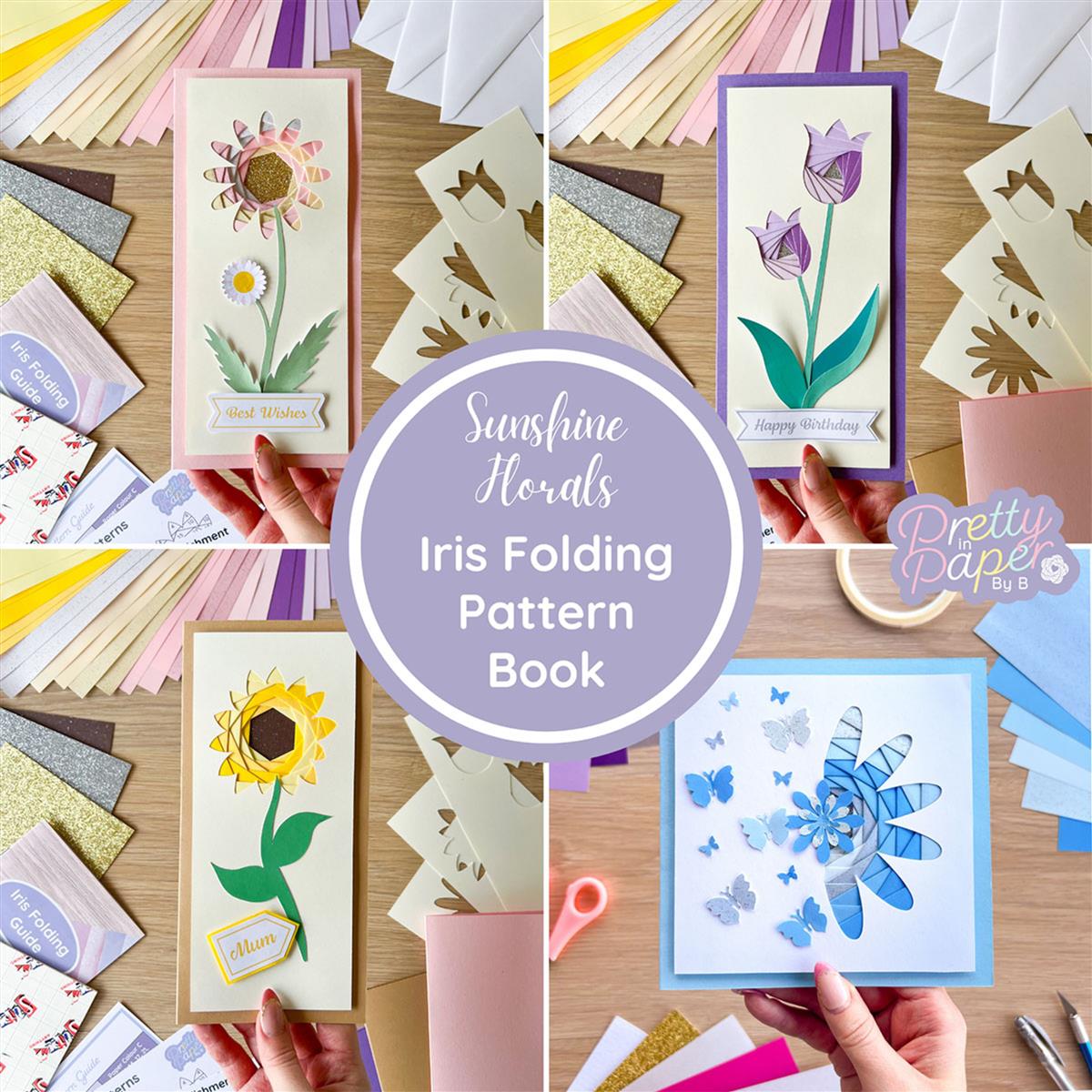 Sunshine Florals Iris Folding Pattern Book | HobbyMaker