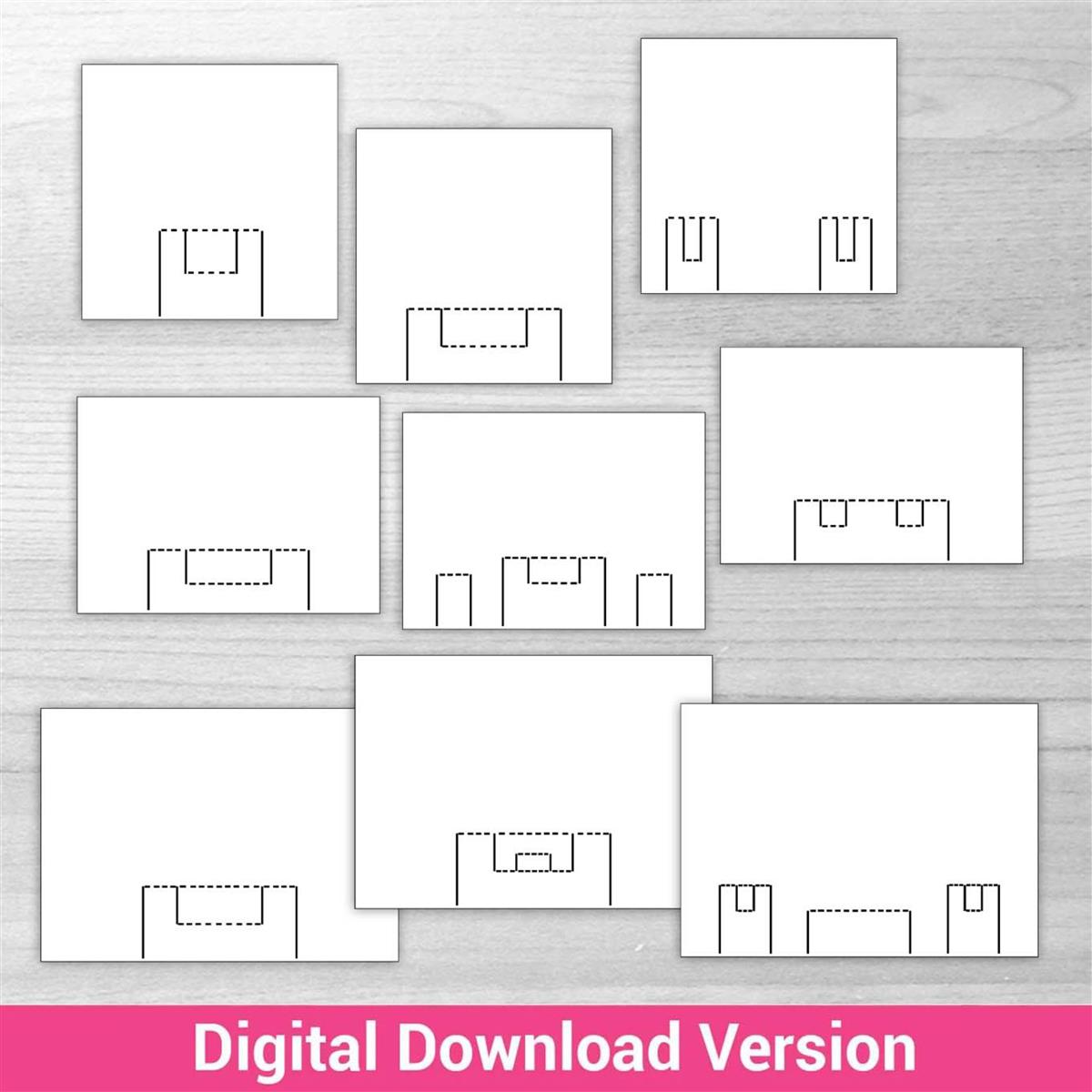 Debbi Moore Designs - Pop Up Mania Card Templates Digital Download ...