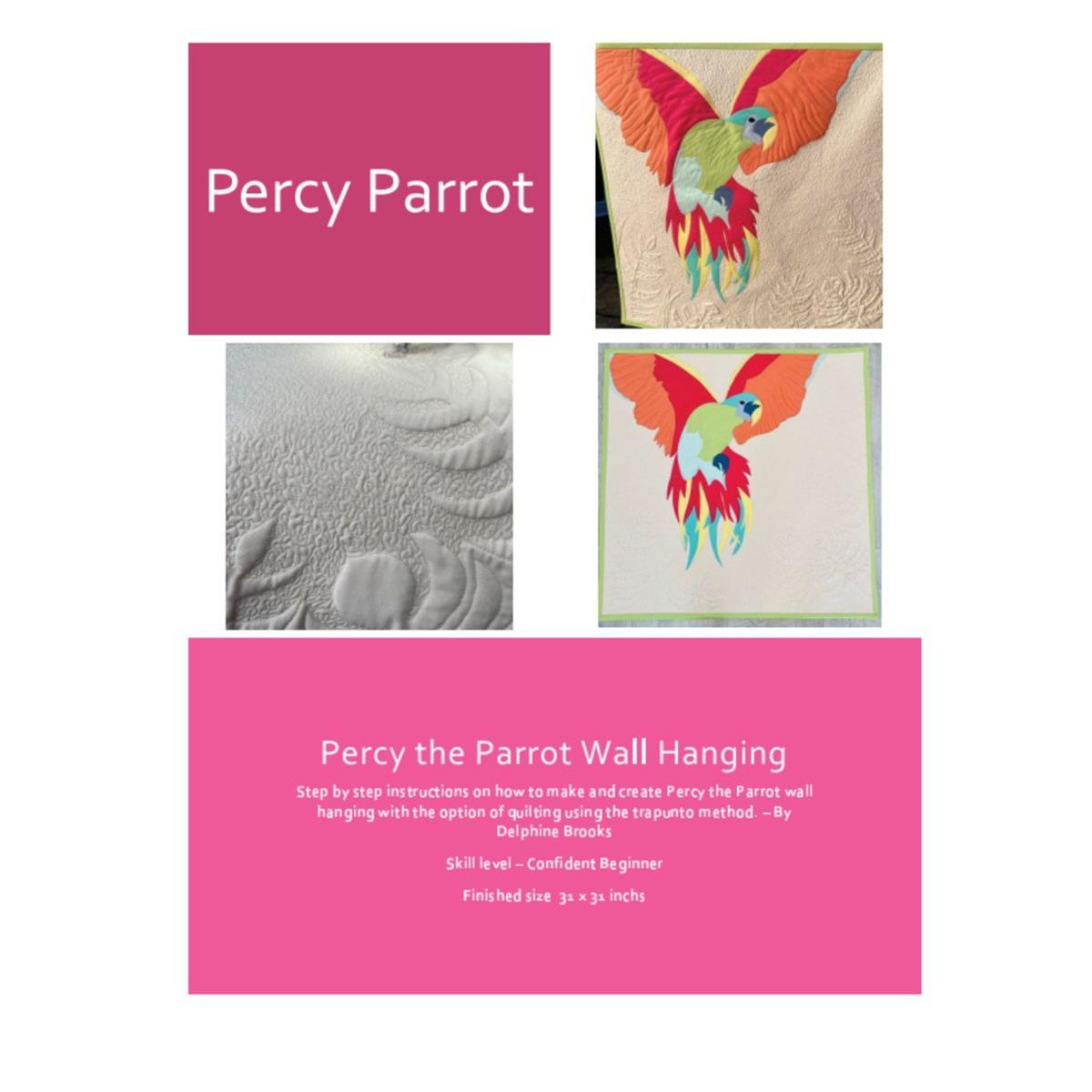 Delphine Brooks' Percy Parrot Quilt Instructions | SewingStreet