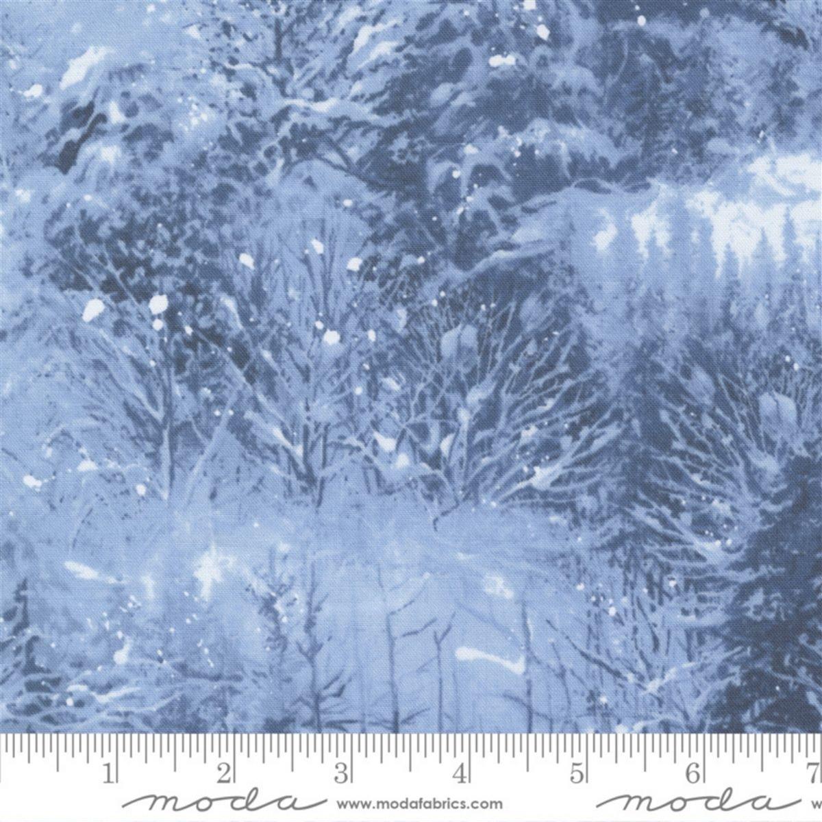 Moda Blizzard Blues Winter Garden Frozen Fabric 0.5m | SewingStreet
