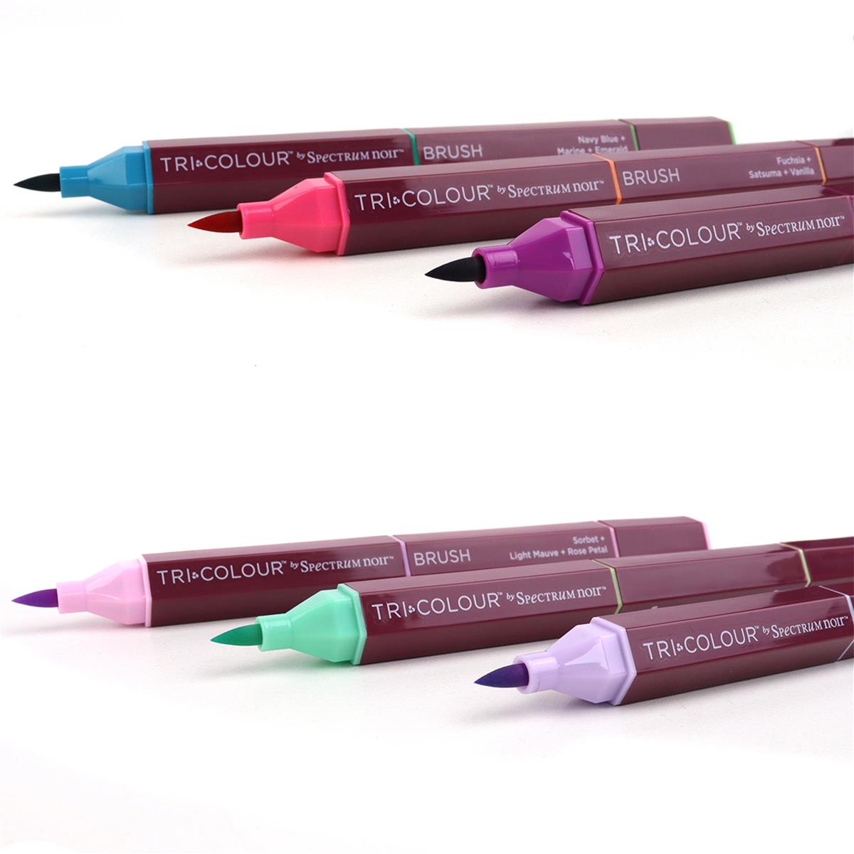 Spectrum Noir TriColour Brush Pens - Touch of Class & Myth & Magic (6 ...