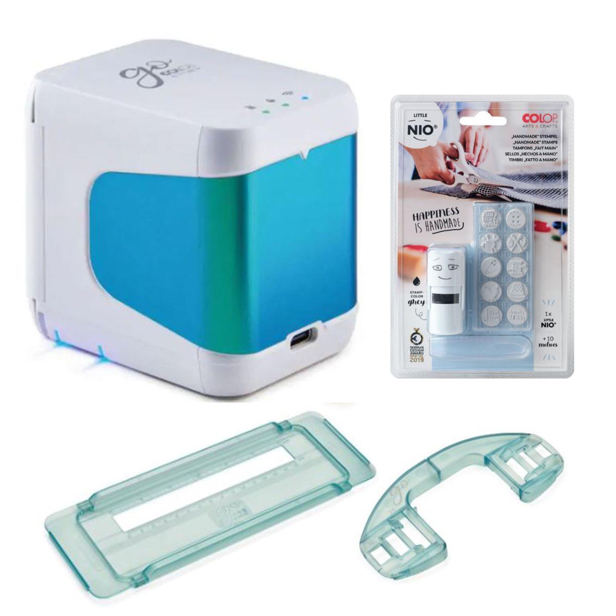 E-Mark GO With FREE Ribbon Guide, Ruler & Nio Home Made Stamp Set SAVE ...