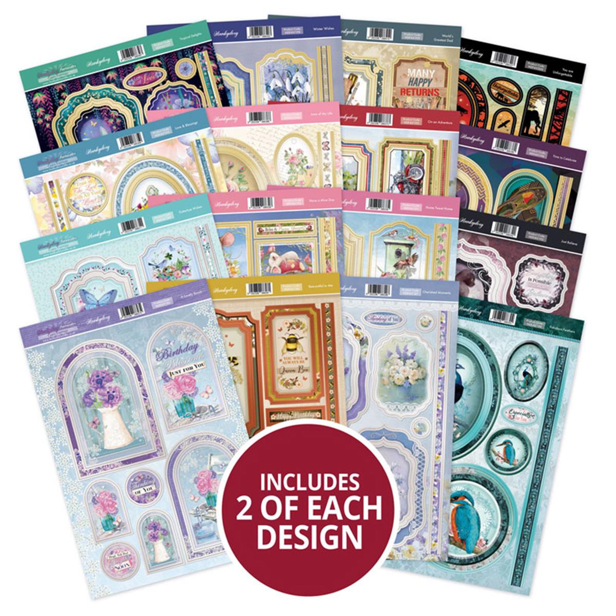 Hunkydory Topper Favourites - Collection 5, Contains 32 x 300gsm A4 ...