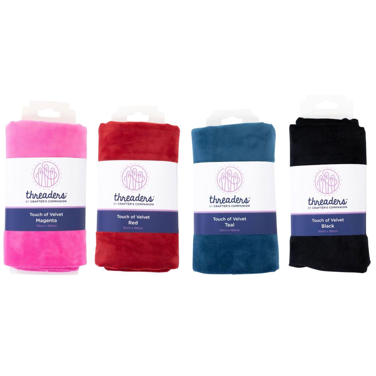Threaders - Velvet Fabric Collection (4 x 0.5m) - Special Price ...