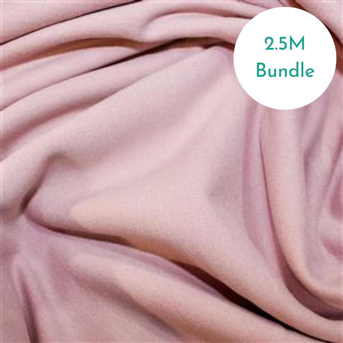 Pink Soft Touch Jersey Fabric Bundle (2.5m) | SewingStreet