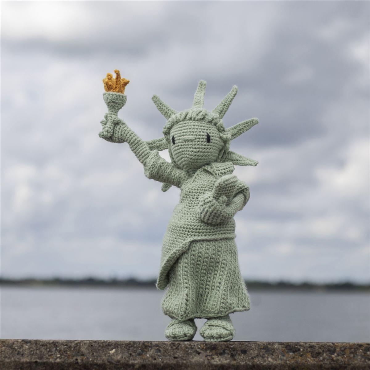 TOFT's Crochet Statue of Liberty Doll Kit | SewingStreet