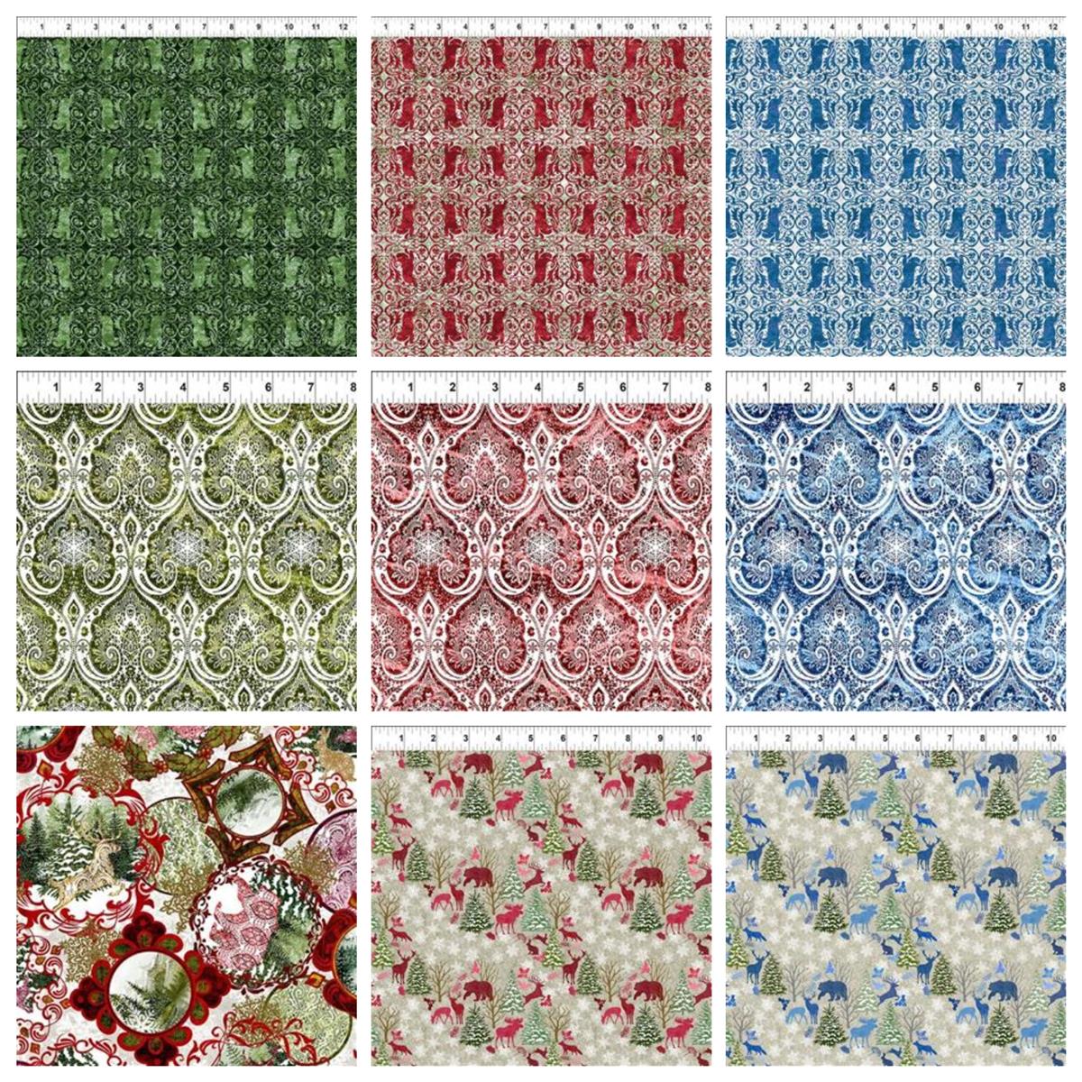 Jason Yenter Natures Winter Collection Fabric Bundle (4.5m) | SewingStreet