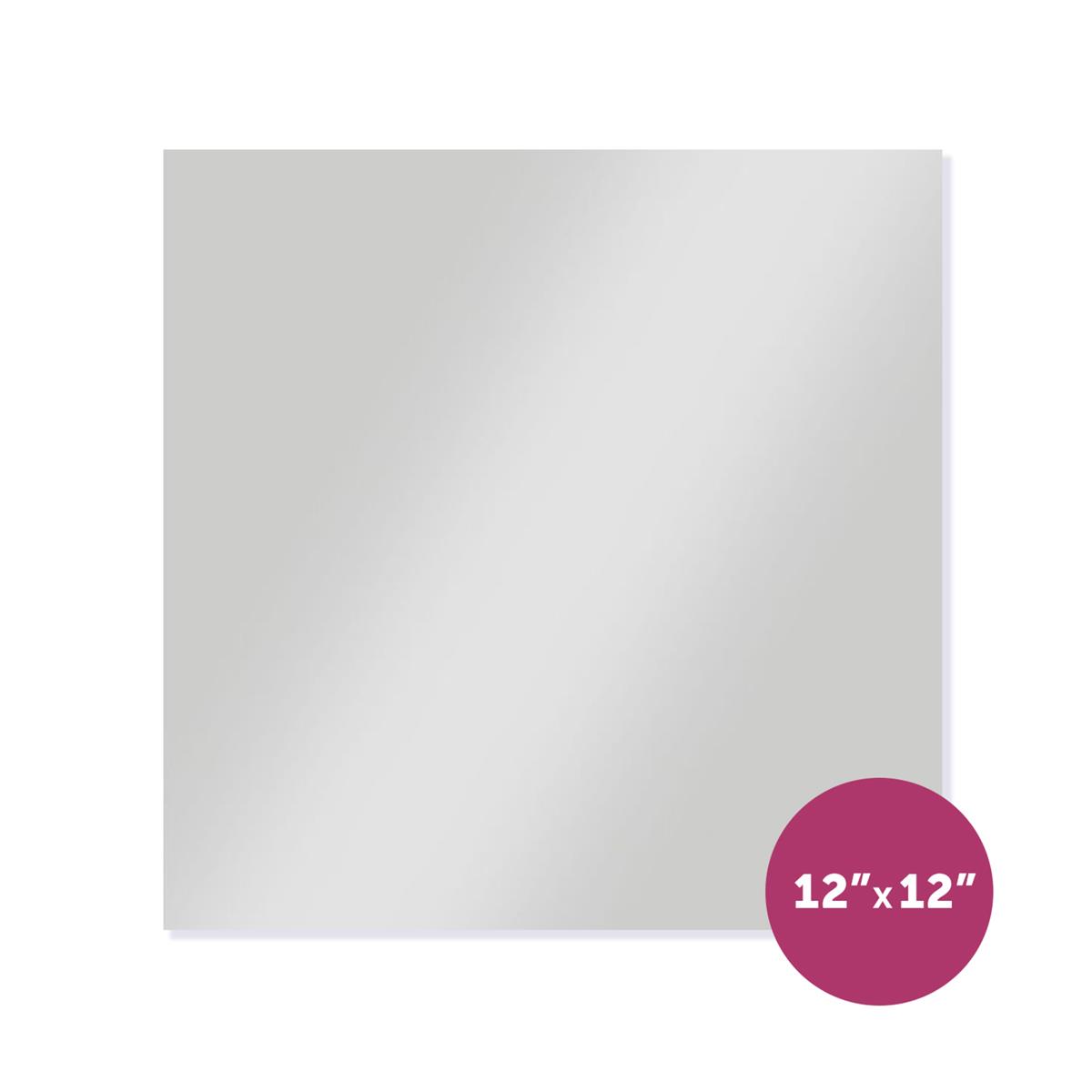 12 x 12 Stunning Silver - 24 Sheets Total | HobbyMaker
