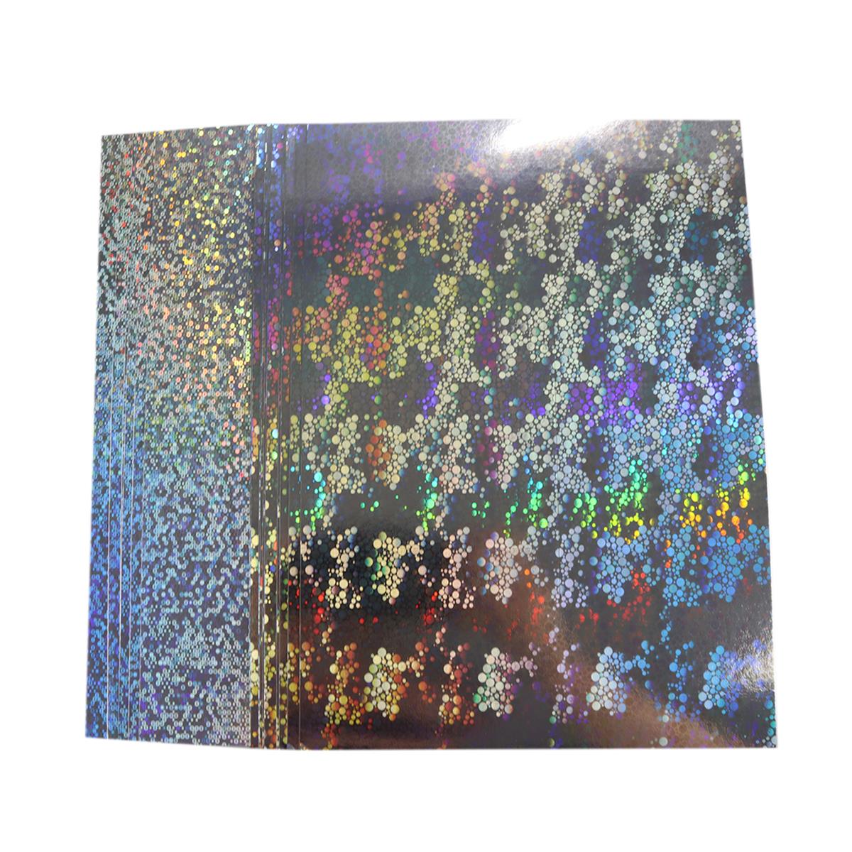 Paper Dienamics Spotty, Dotty Holographic Mix - 20 Sheet Pack | HobbyMaker