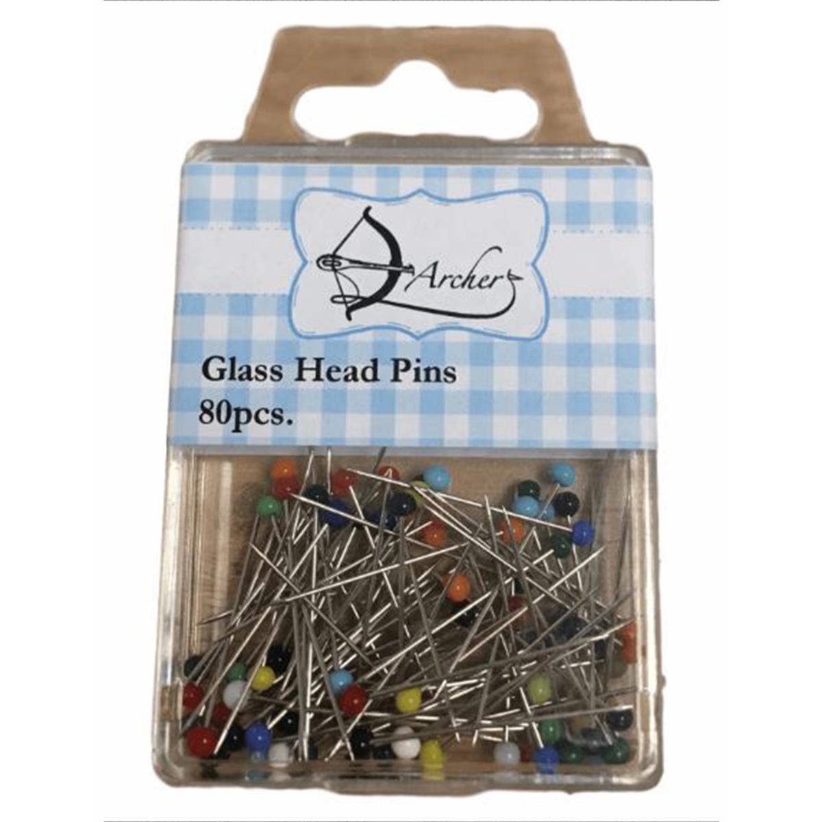 Archer. Glass Head Pins | HobbyMaker