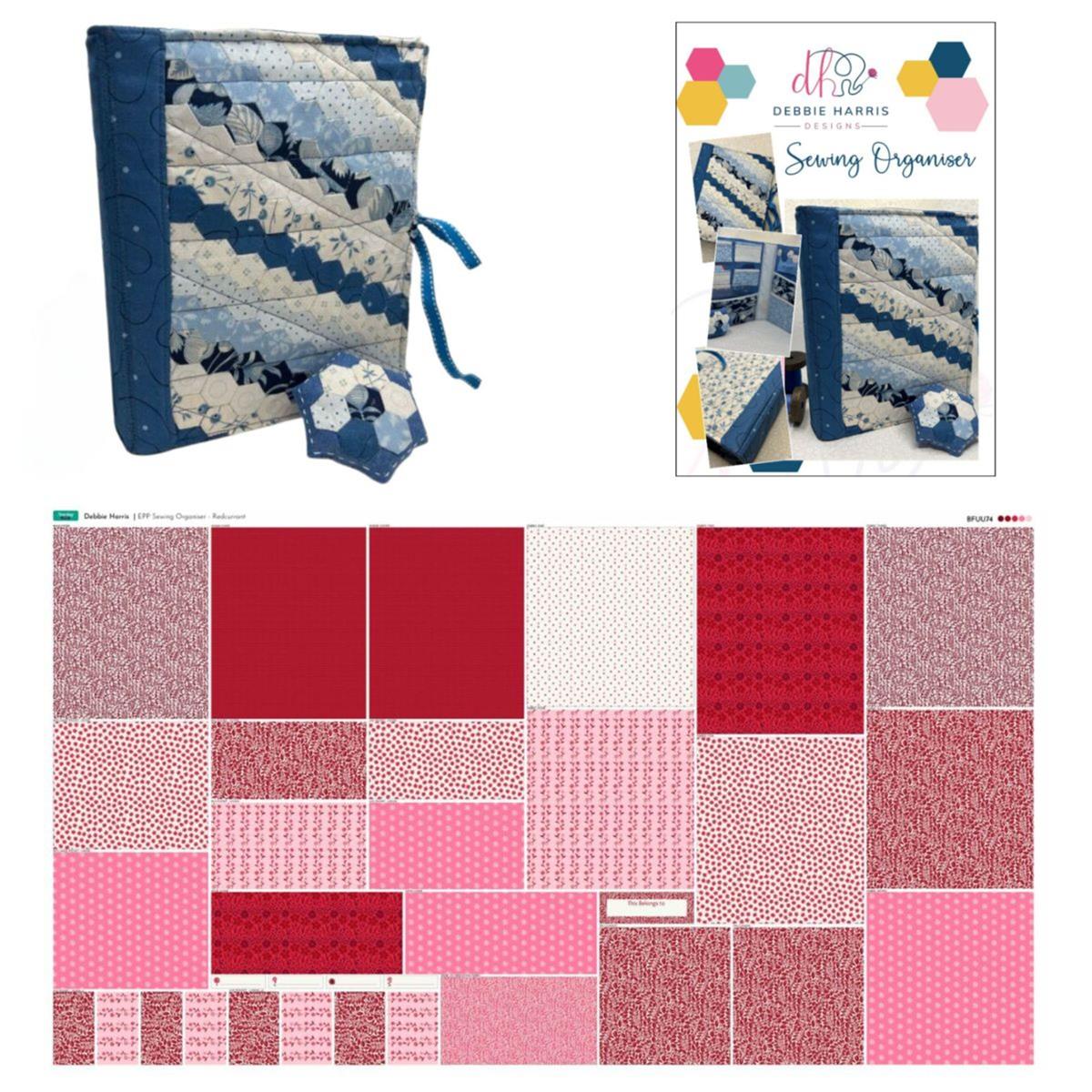 Debbie Harris Designs Redcurrant Sewing Organiser Kit: Instructions ...