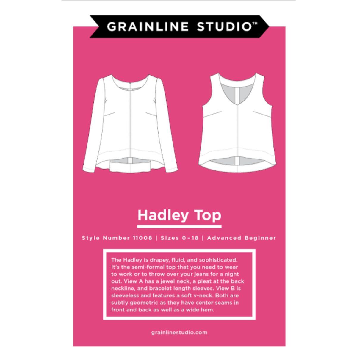 Hadley Top Pattern By Grainline Studio (Sizes 0-18) | SewingStreet