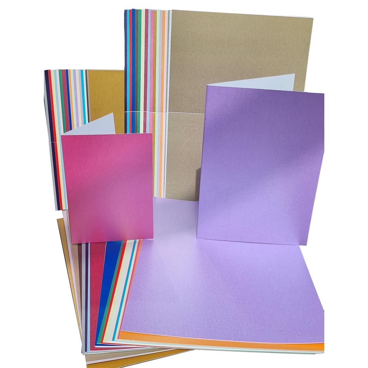 Pearly Magic Multi Buy - 20 310gsm Pearlescent Card Sheets plus 40 ...