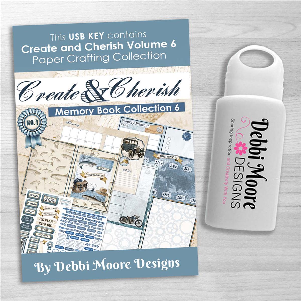 Debbi Moore Designs - Create and Cherish Vol 6 Collection USB Key ...