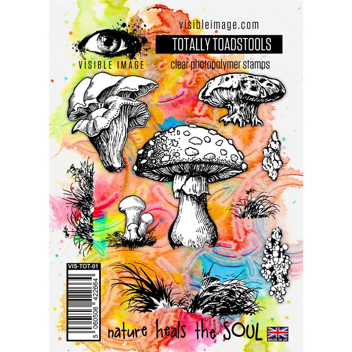 Visible Image Totally Toadstools Stamp Set | HobbyMaker