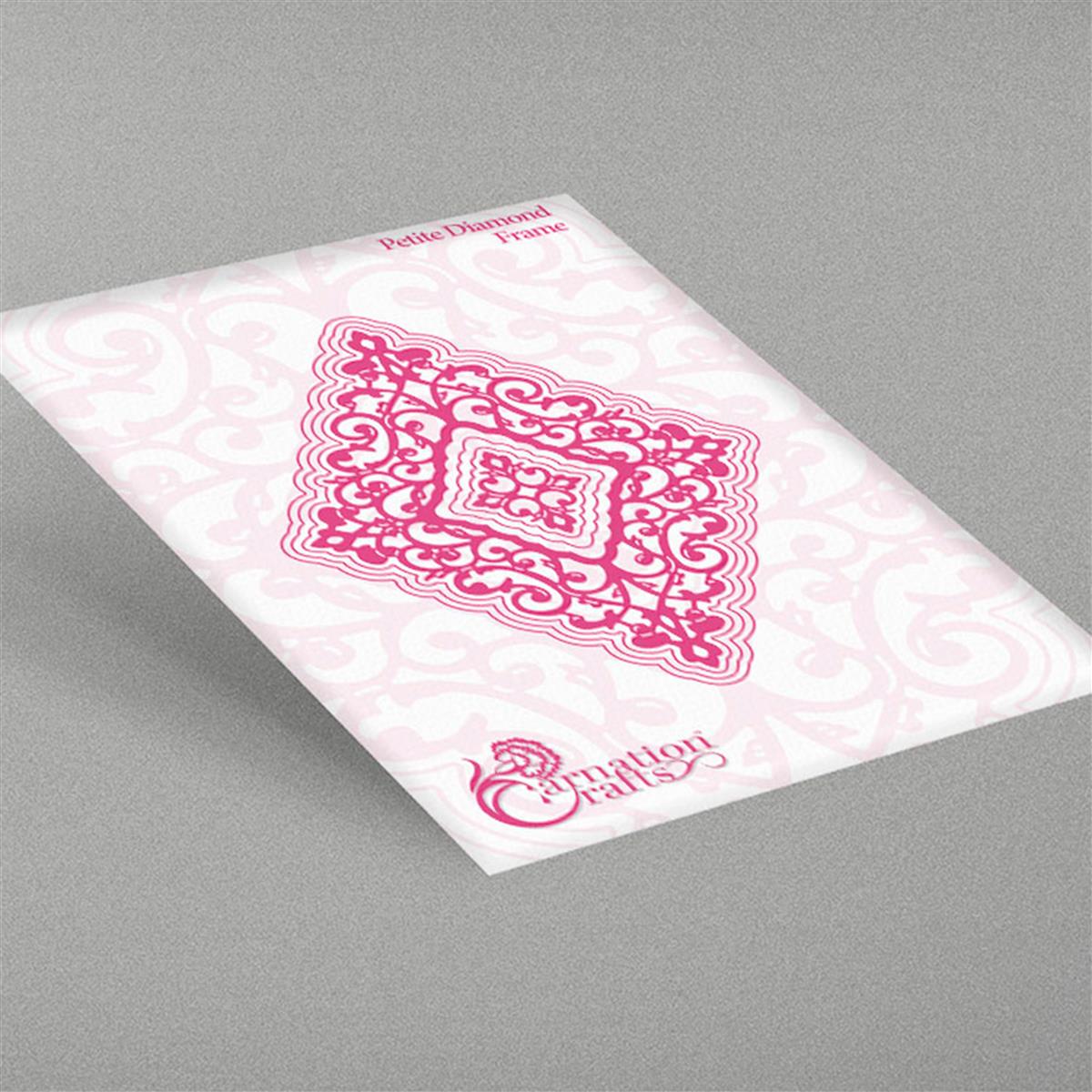 Carnation Crafts Petite Diamond Frame Die Set | HobbyMaker