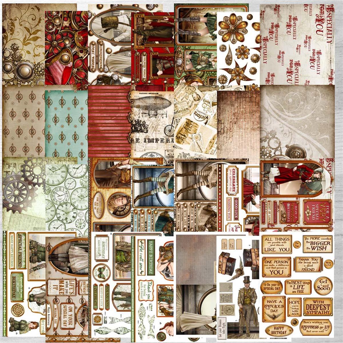 Steampunk Cardmaking Extravaganza Kit | HobbyMaker