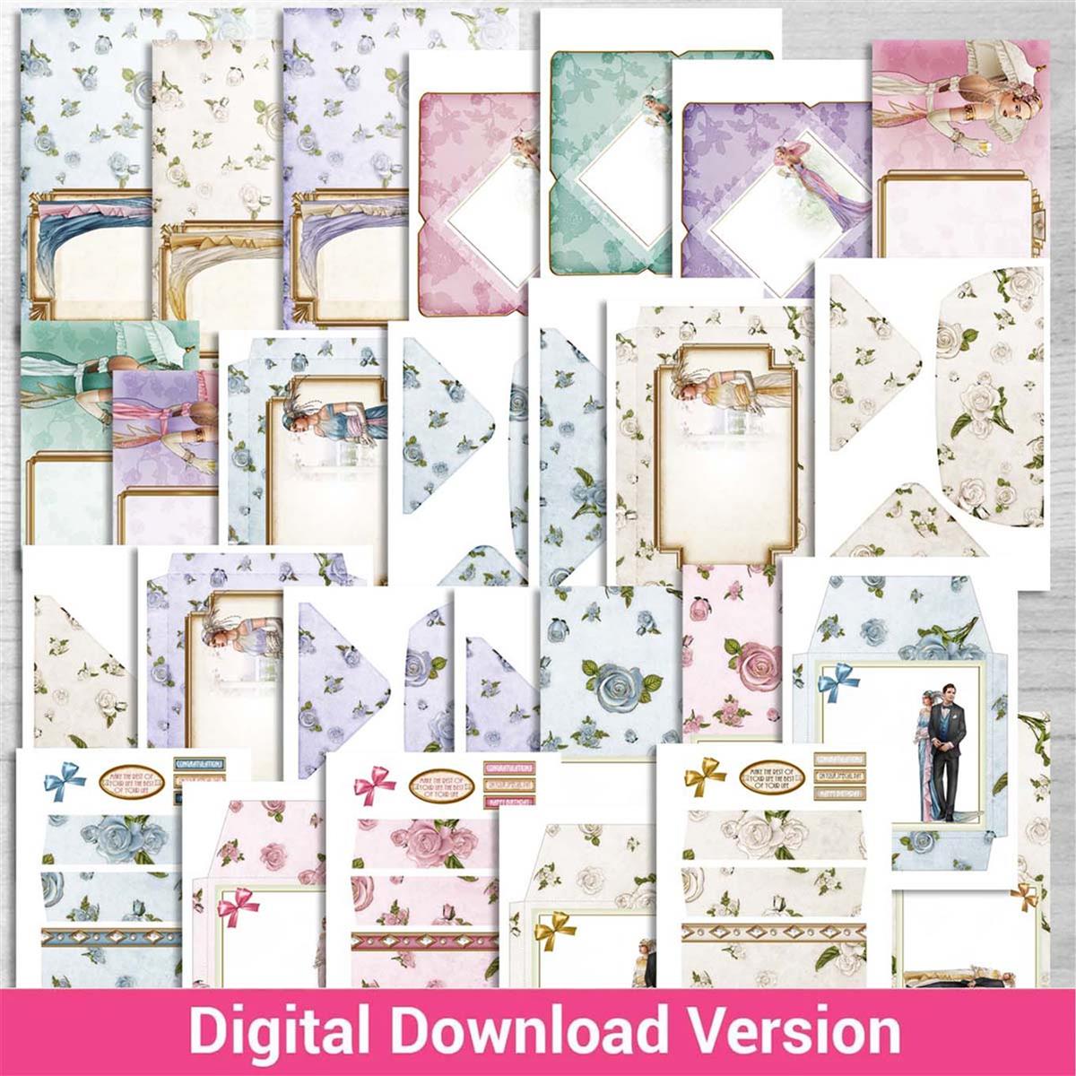 Digital Download Cardmaking kit - Art Deco Envelopes and Inserts ...