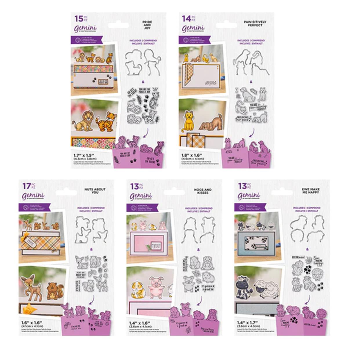 Crafter's Companion Animal Edge Stamp & Die Collection | HobbyMaker