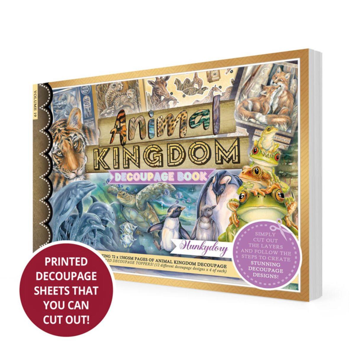 Hunkydory Animal Kingdom Decoupage Book | HobbyMaker