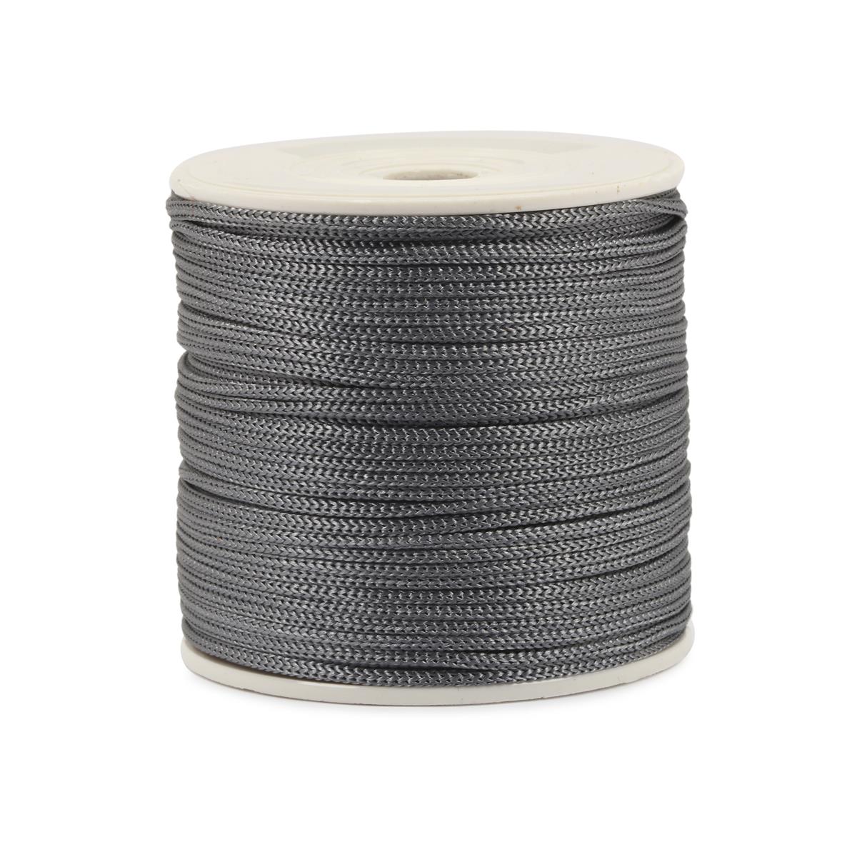 Silver 1mm Nylon Cord, 10m | JewelleryMaker