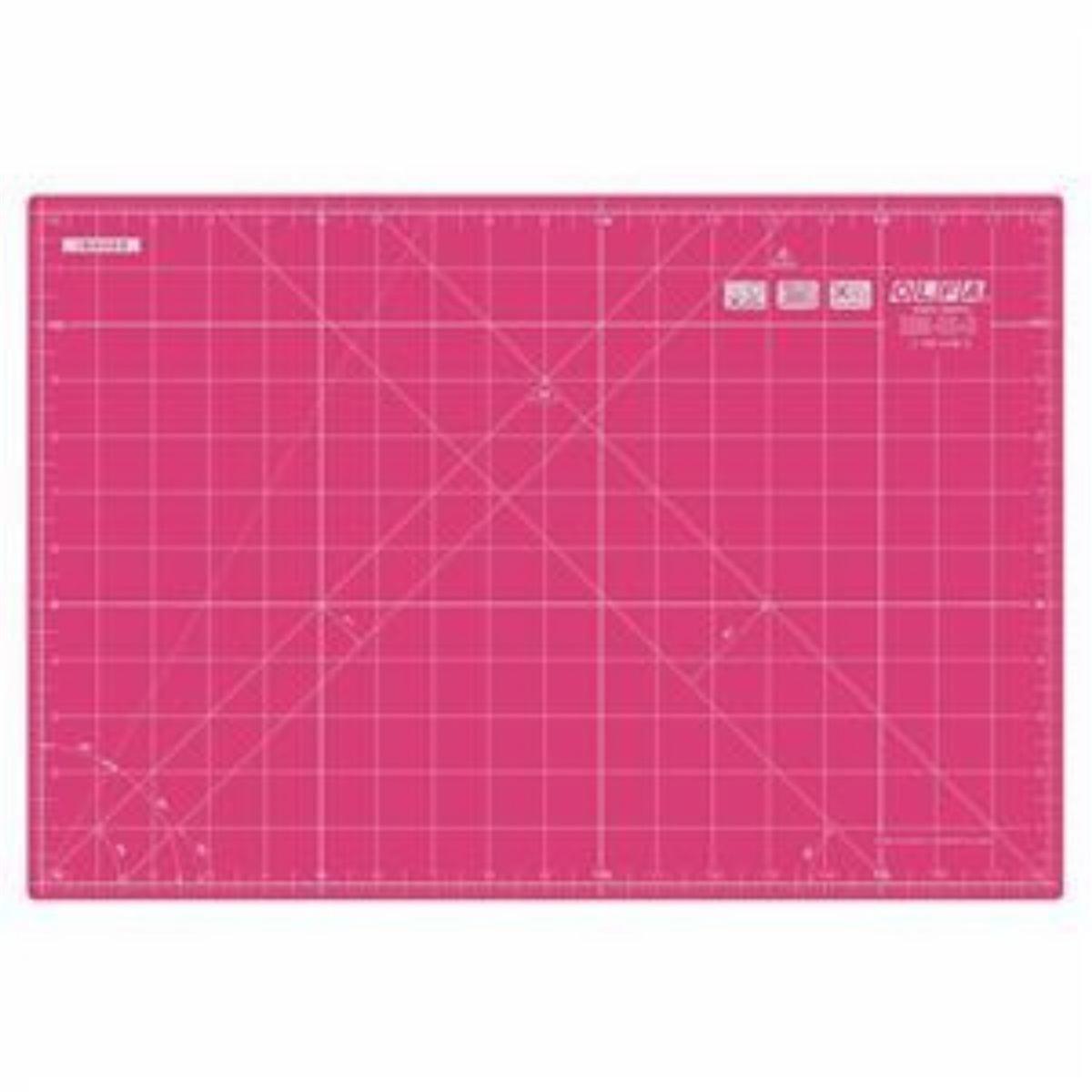 Olfa Pink Cutting Mat 45 x 30cm (18 x 12) | SewingStreet
