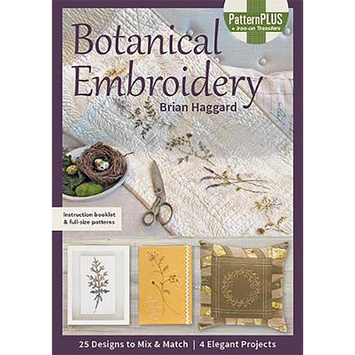 Botanical Embroidery Book by Brian Haggard | SewingStreet