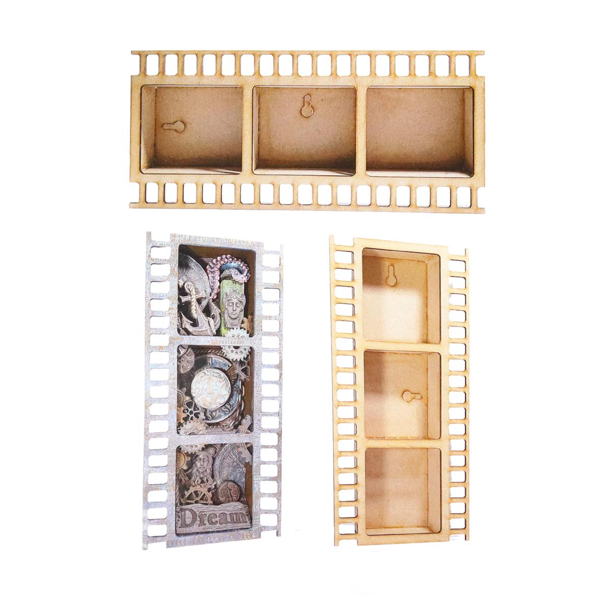 That's Crafty! Surfaces MDF Filmstrip Boxes | HobbyMaker