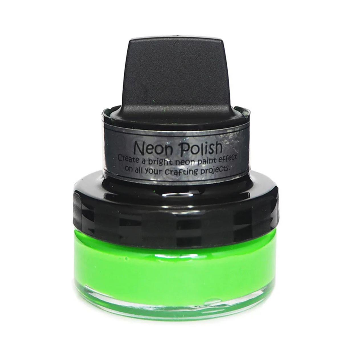 Cosmic Shimmer Neon Polish Absinthe Green 50ml | HobbyMaker