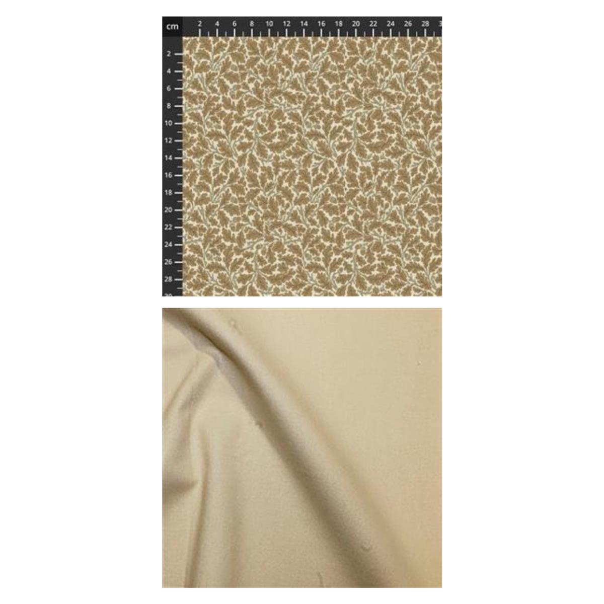 William Morris Oak And Nude Fabric Bundle (1m) | SewingStreet