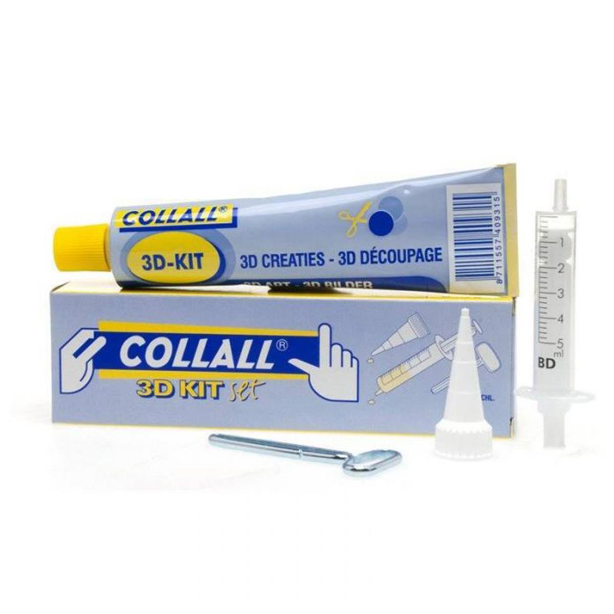 Collall 80ml SILICONE 3D Kit with Tools | HobbyMaker