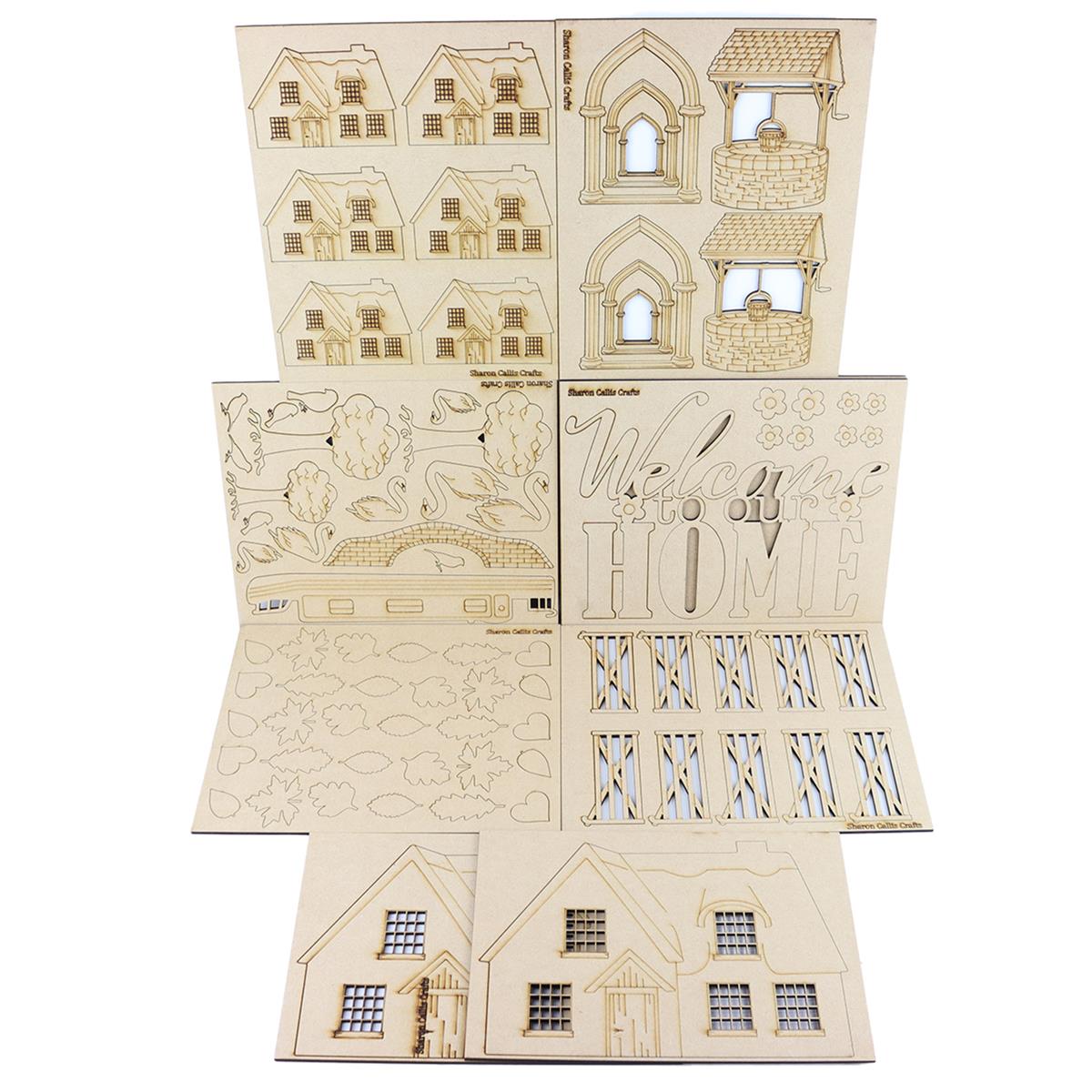 Sharon Callis Crafts A Country Walk Collection MDF Bundle | HobbyMaker