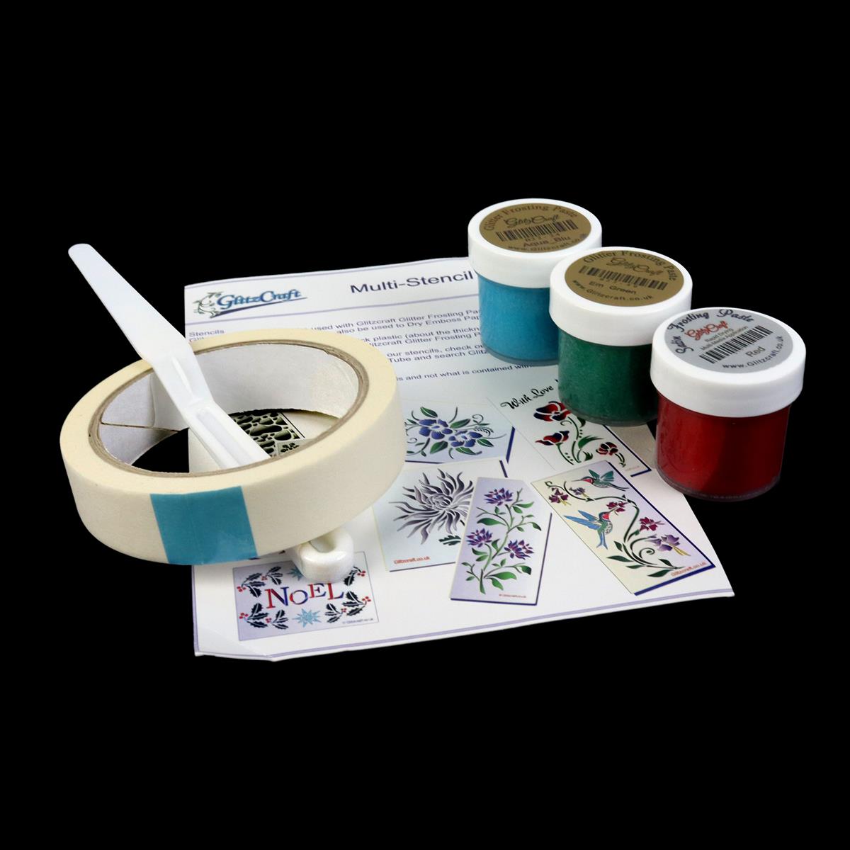Art Deco Floral stencil and Paste Kit | HobbyMaker
