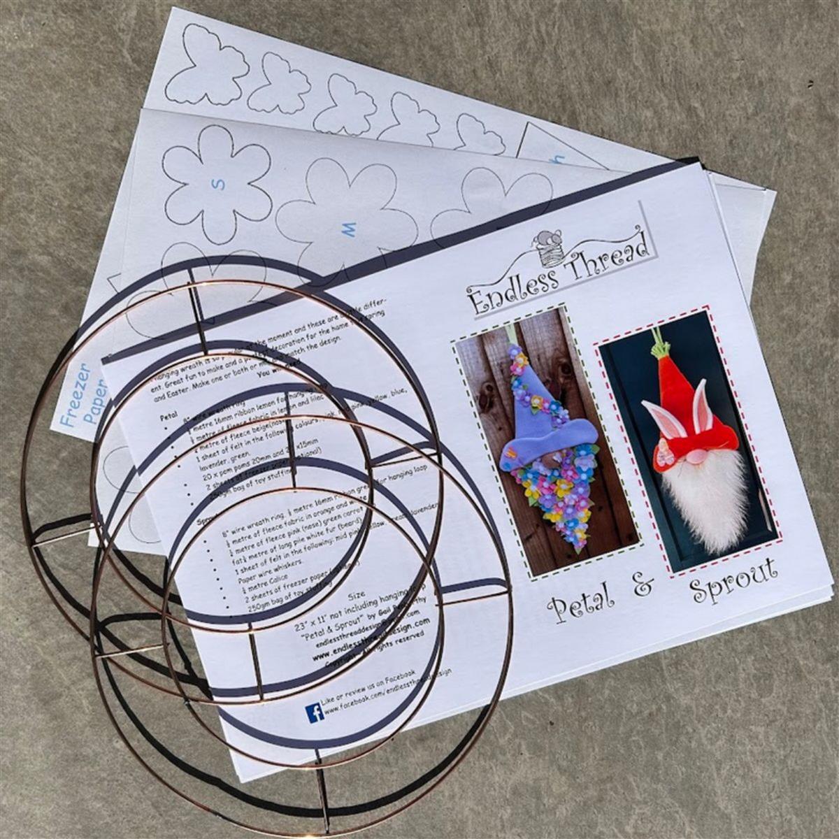 Endless Thread Design Pattern and Rings Petal & Sprout | SewingStreet