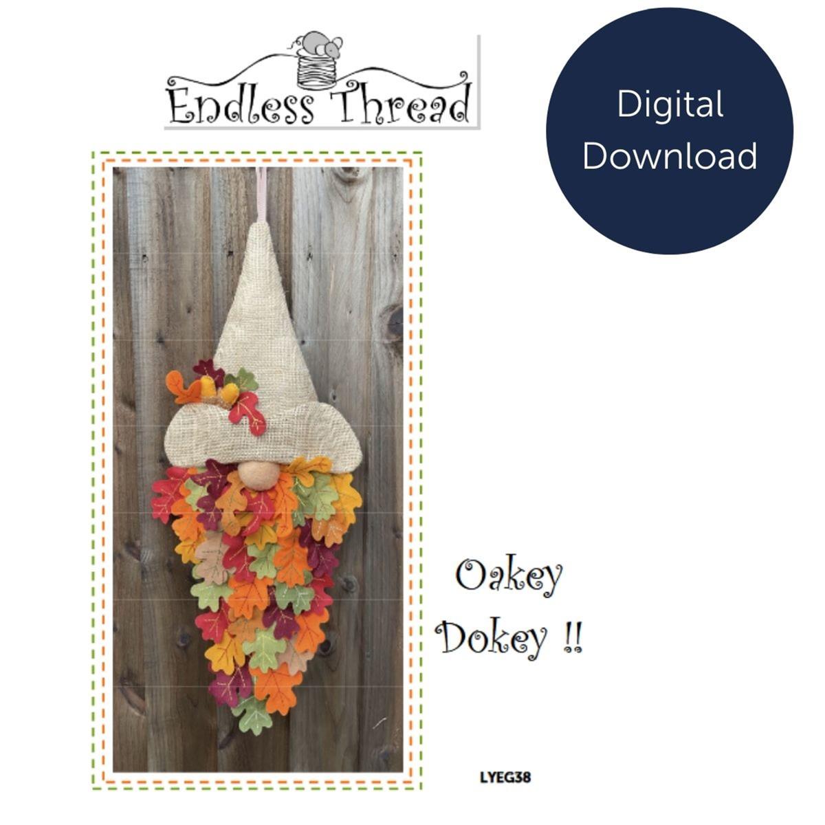 Endless Thread Design Oakey Dokey Autumn Gnome Instructions Digital ...