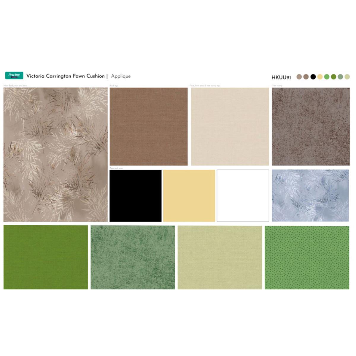 Victoria Carrington's Fawn Applique Printed Panel | SewingStreet